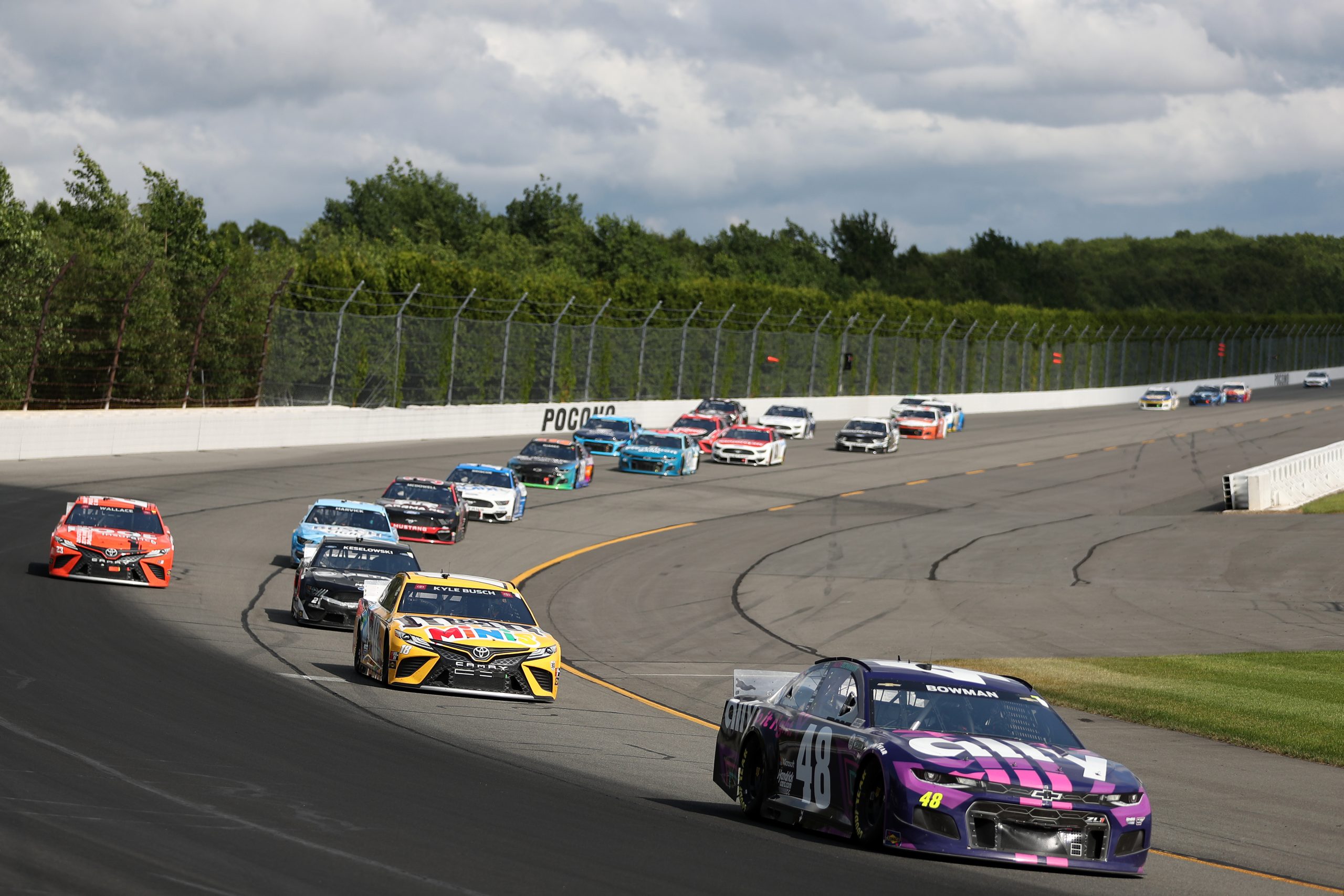 Pocono SUNDAY Fantasy NASCAR Projected Finish Ranges - ifantasyrace.com