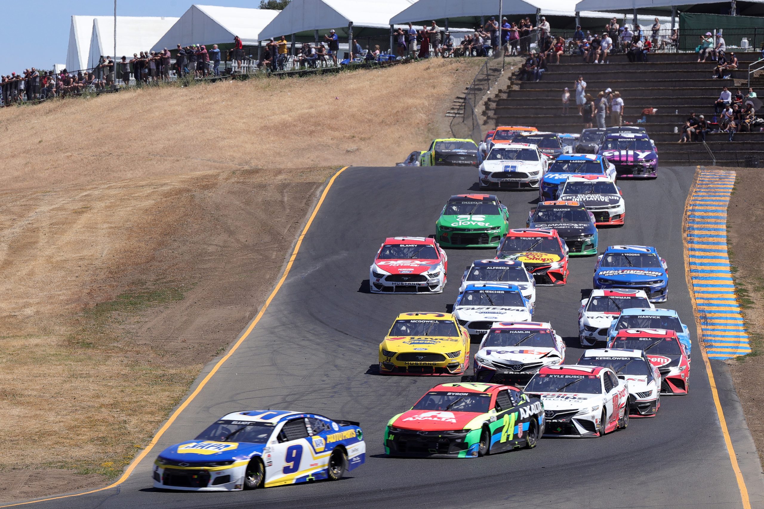Sonoma 2021 Green Flag Speeds - ifantasyrace.com